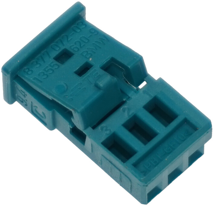 BMW Wiring Cable Plug Terminal Connector Housing 3-Pole 61138377072 New ...
