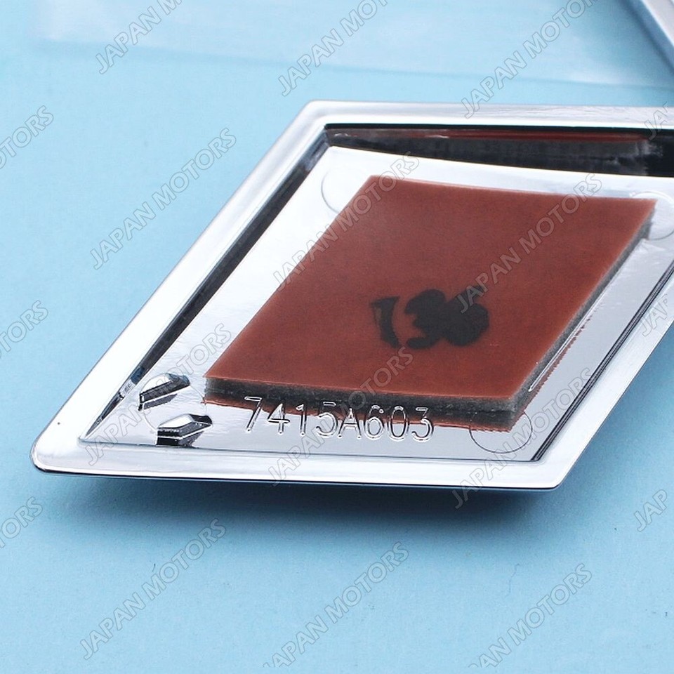 Genuine Mitsubishi OUTLANDER Front Bumper Grille Diamond Emblem Badge ...