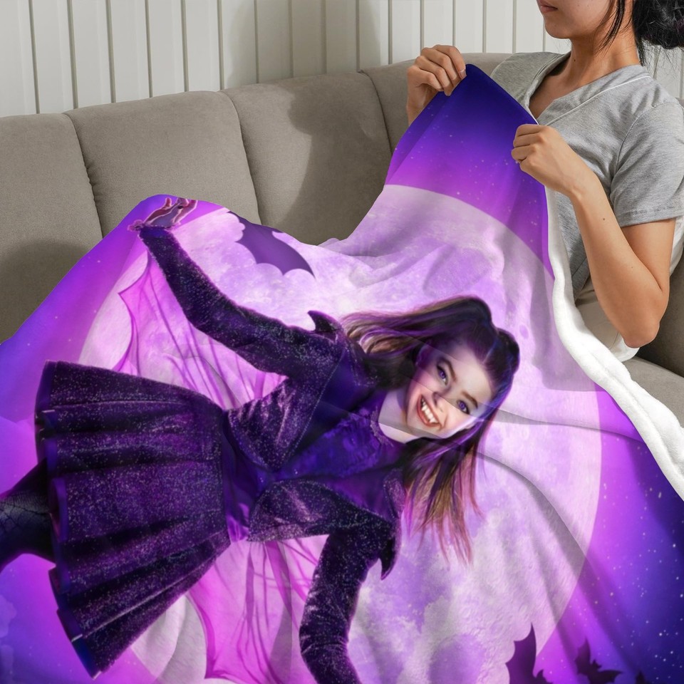 Vampirina Teenage Vampire Blanket Soft Flannel Bed Sofa Throw Birthday ...