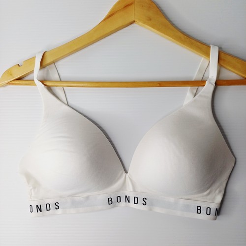 Bonds Bra 12D White TShirt Moulded Cup Underwire | eBay Australia
