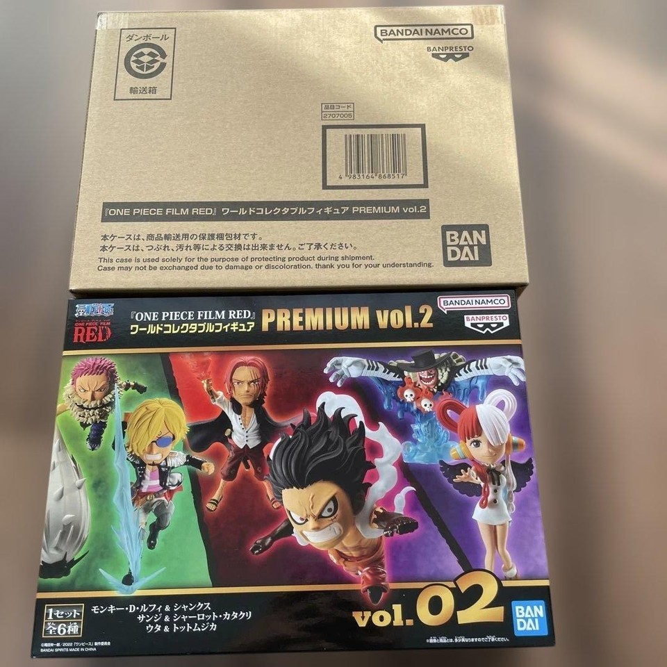 ONE PIECE FILM RED WCF PREMIUM Vol.2 Figure Unopened No Smoker/Cats | eBay
