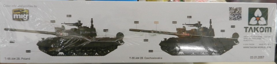 Takom 2057 1/35 T-55 AM2B DDR Medium Tank Model Kit | eBay
