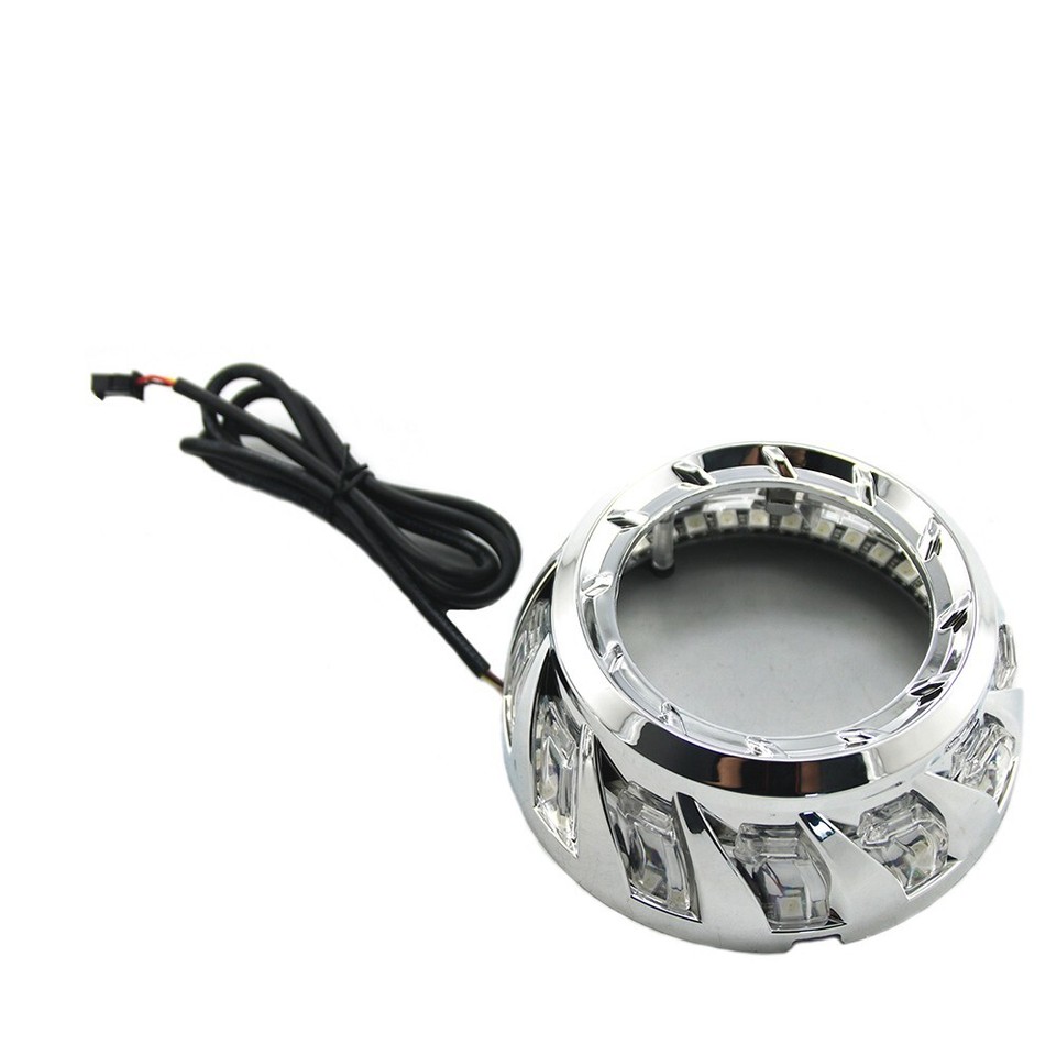 LED Angel Eyes RGB Revolving Turbine Shrouds Bluetooth Control ...