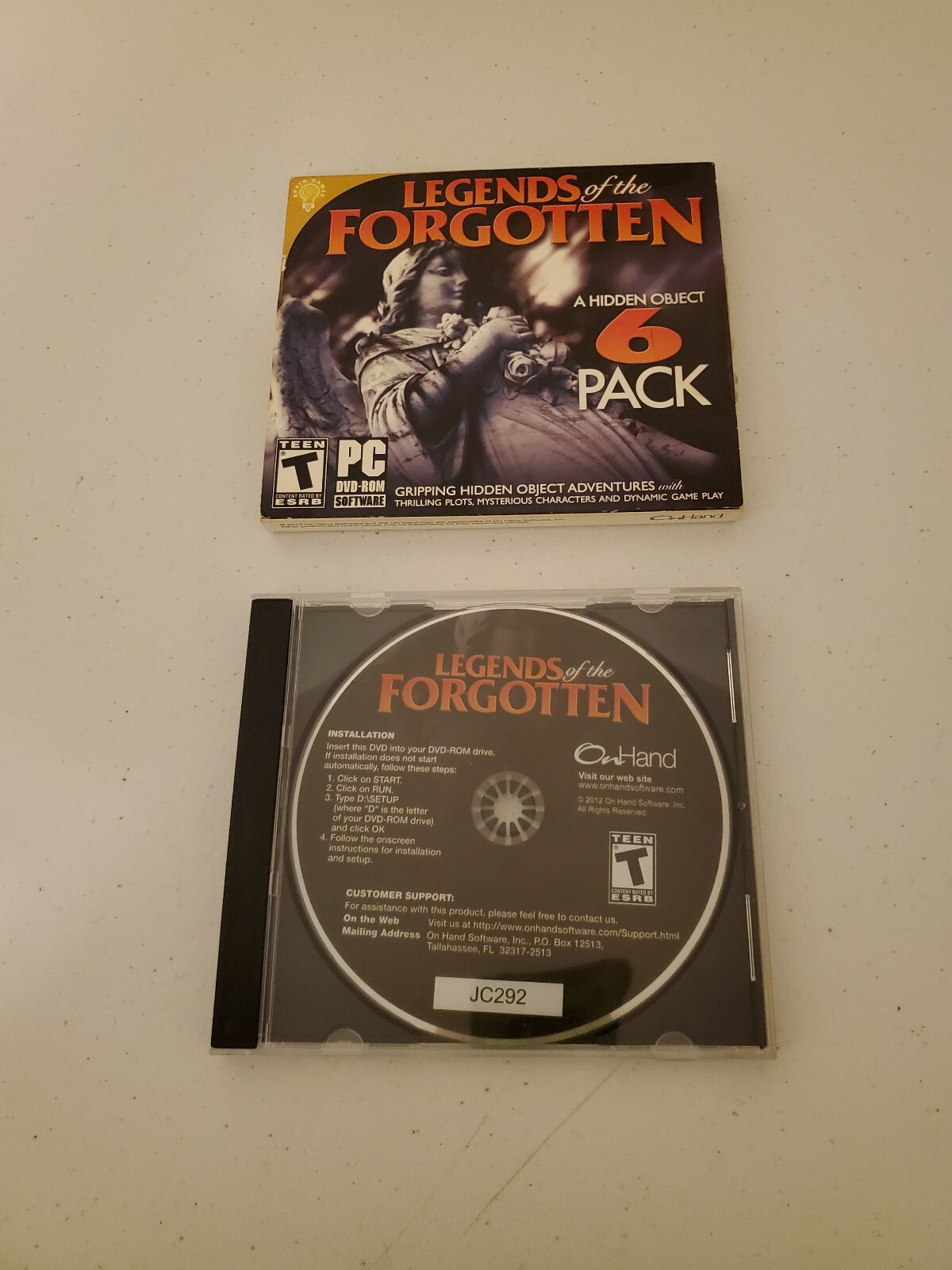 On Hand - Legends of the Forgotten PC Game - 2012 | eBay
