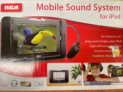 RCA RPD663 Wireless Mobile Sound System For iPad | eBay