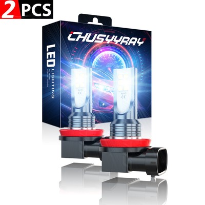 6000K 2PCS H11 H8 LED Fog Driving Light Bulbs Kit White For Acura RL ...