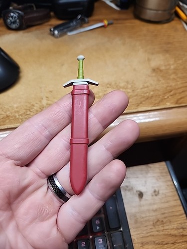 Anime Naruto PVC Sword Red Green 4" Long For Action Figure | eBay