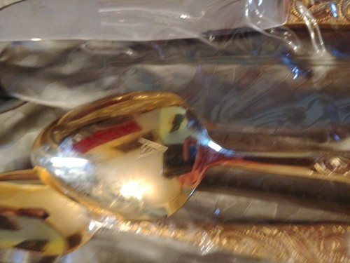 Gold Electroplated Flatware, Supreme Vermai, 45 Pcs | eBay