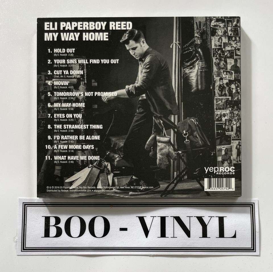 Eli 'Paperboy' Reed : My Way Home Cd Album Funk Soul Blues Digipak Near ...