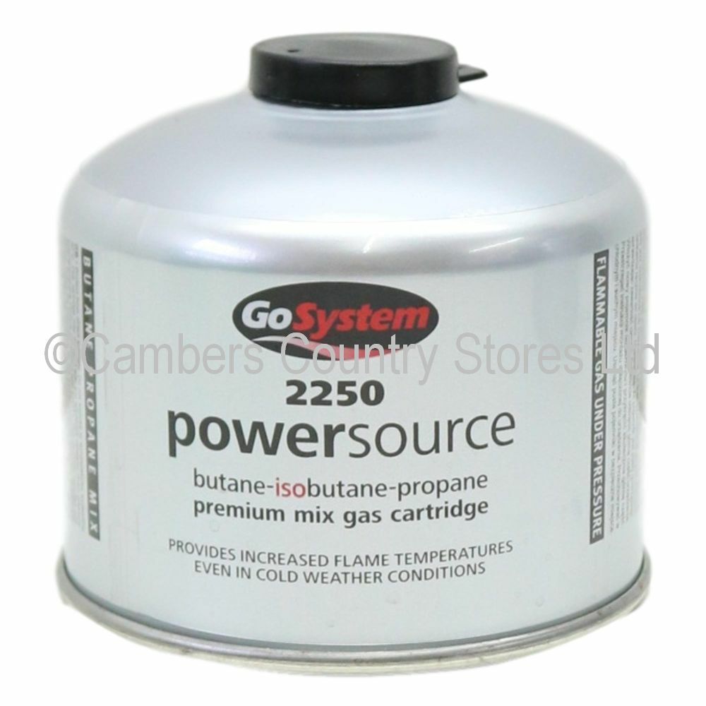 NEW Go System Butane Propane Isobutane Gas Fuel Cartridge Power Source ...