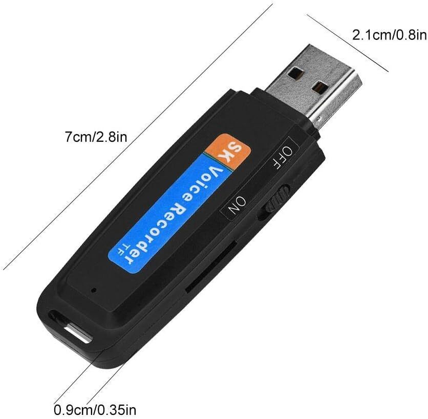 Voice Recorder Digital Audio Device Activated U-Disk Sound Tape ...