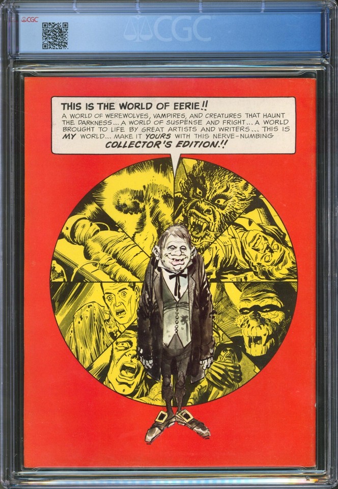 Eerie #2 CGC 9.2 Warren Publishing 1966 1st Magazine Issue 1st Cousin ...