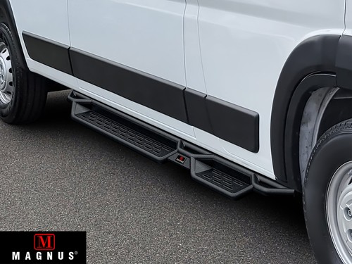 APS Black Side Step Side Bars For 14-24 Ram ProMaster 136in 159in ...