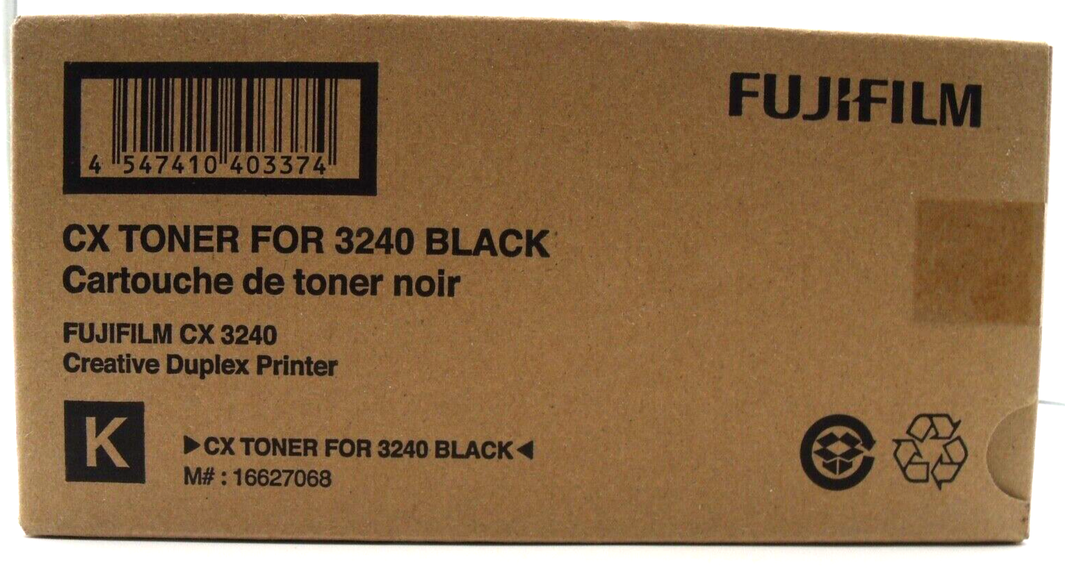Fujifilm CX Toner For 3240 Creative Duplex Printer - Black | eBay