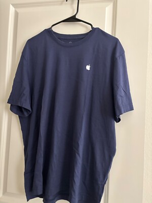 Apple Store Exclusive Employee T-shirt Size XL Navy Blue Short Sleeve ...