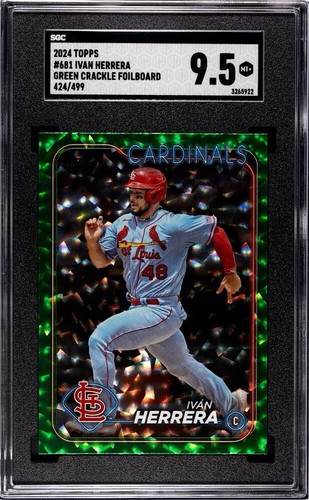 2024 Topps Series 2 - Ivan Herrera #681 Green Foil /499 for sale online | eBay