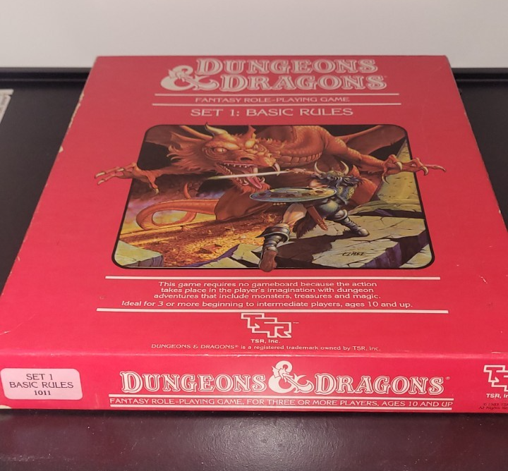 Dungeons & Dragons Basic Set 1 TSR 1983 Boxed Dice Lot Vintage Basic ...