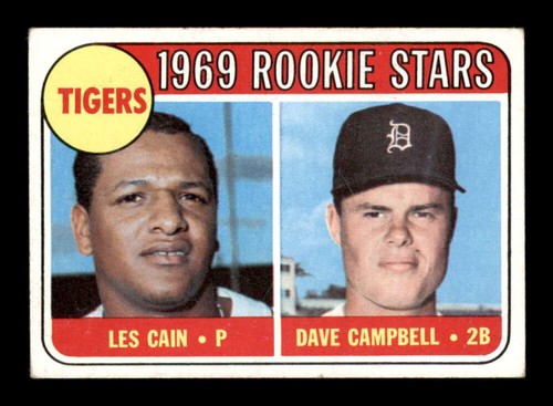 1969 Topps #324 Les Cain/Dave Campbell Rookie Stars EX X2695998 | eBay