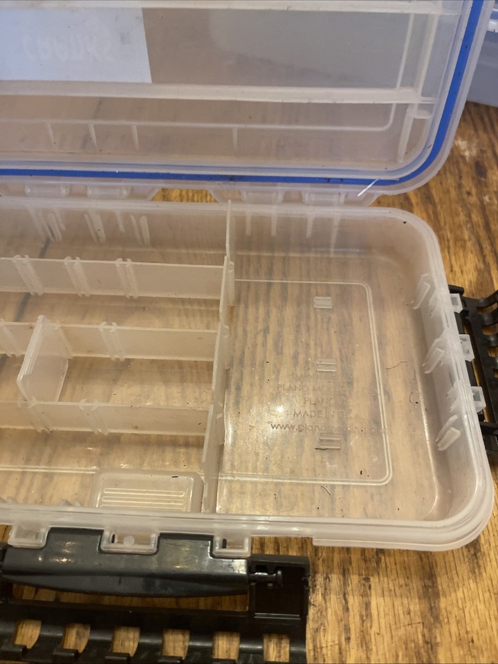 Plano Molding Plastic Tackle Box W/Small Compartments 10" x 6.5" #3640 ...