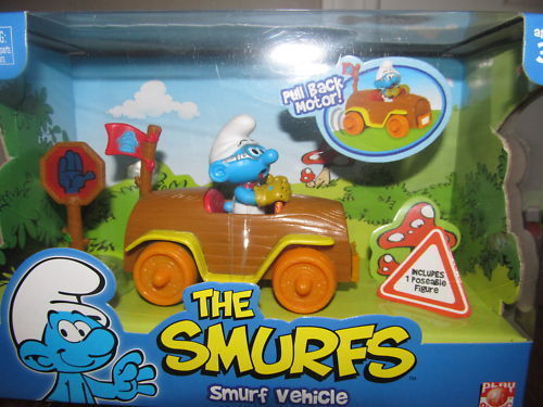 The Smurfs Smurf Vehicle and figure set new movie 2011 | eBay