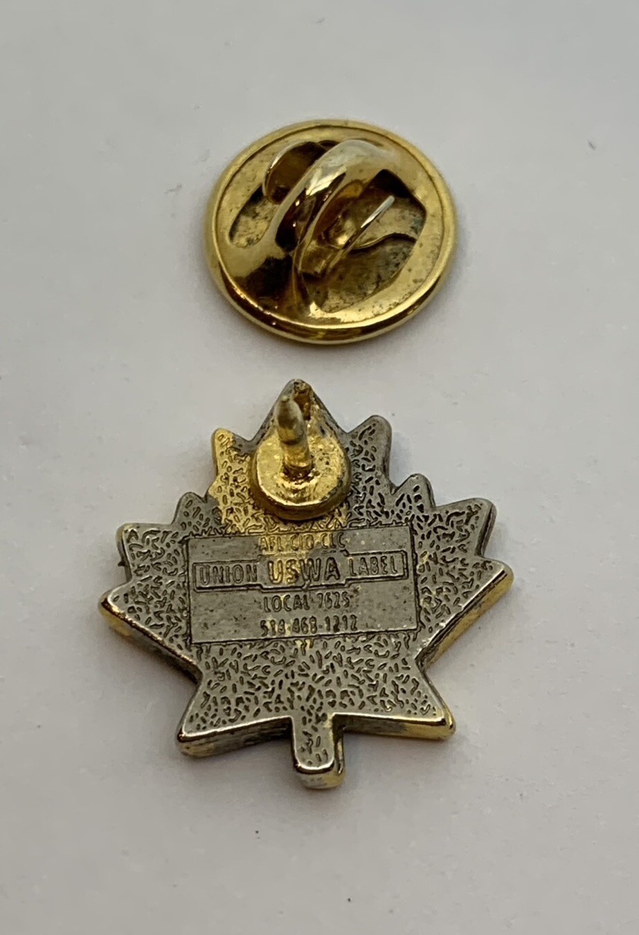 Teamster Canada Brotherhood Canadian Maple Leaf USWS Union Lapel Pin ...