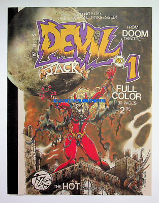 Devil Jack Doom Theater Comics 1995 Tim Tyler Print Magazine Ad Poster ...
