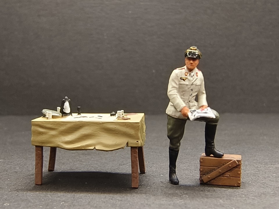 1/72 World War II German General Scene Soldier Model | eBay