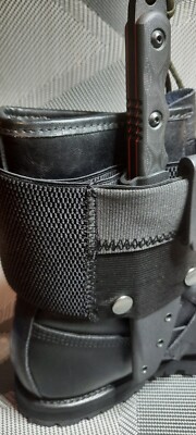 BOOT KNIFE/ANKLE WRAP NEW DESIGNED TEXTURED ELASTIC HIDDEN POCKET ...