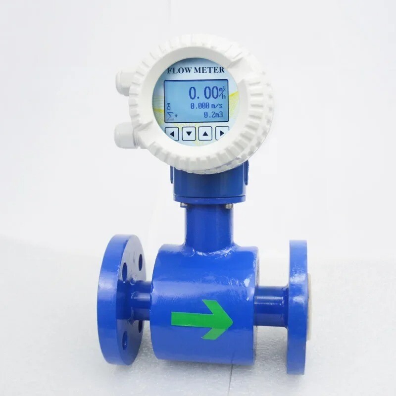 Intelligent Integrated Split Pipe Electromagnetic Flow Meter Digital ...