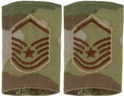 Air Force Master Sergeant Rank OCP MultiCam Gortex Loop Epaulets - Pair ...