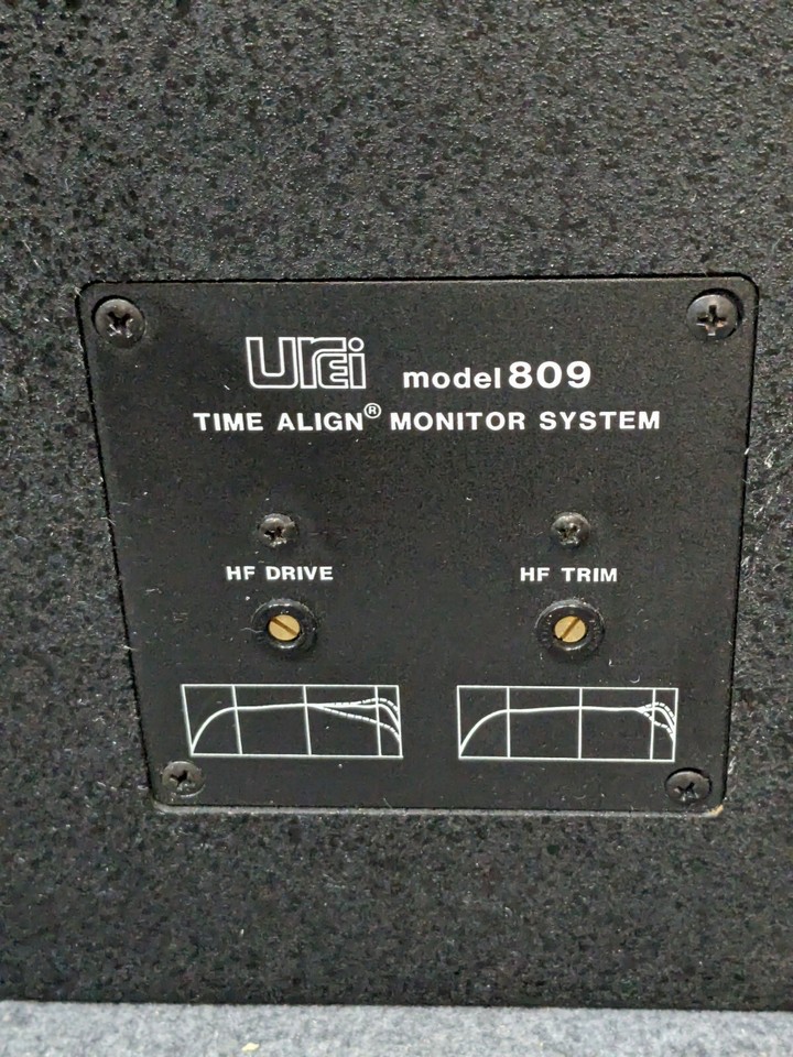 UREI model 809 The Time Align Studio Monitor System Speaker Pair - With video | eBay