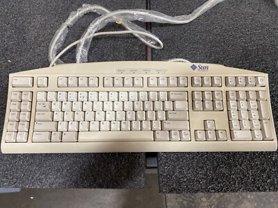 SUN 320-1270 Keyboard DIN-8 ,T6 ,ENGLISH | eBay