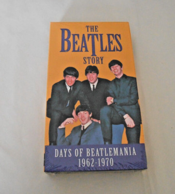 The Beatles Story -Days Of Beatlemania 1962-1970 - VHS Tape - Sealed | eBay