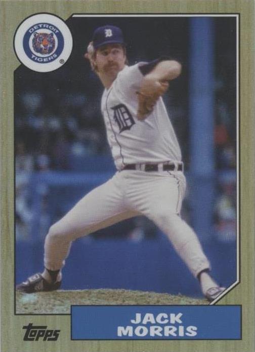 2022 Topps Archives - 1987 Topps Design Jack Morris #223 Rainbow Foil ...