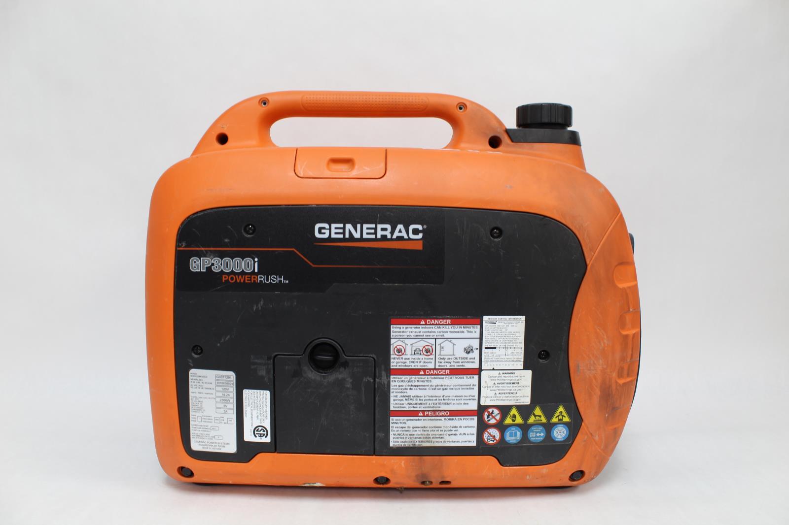 Generac GP3000i 3000-Watt Gas Powered Portable Inverter Generator | eBay