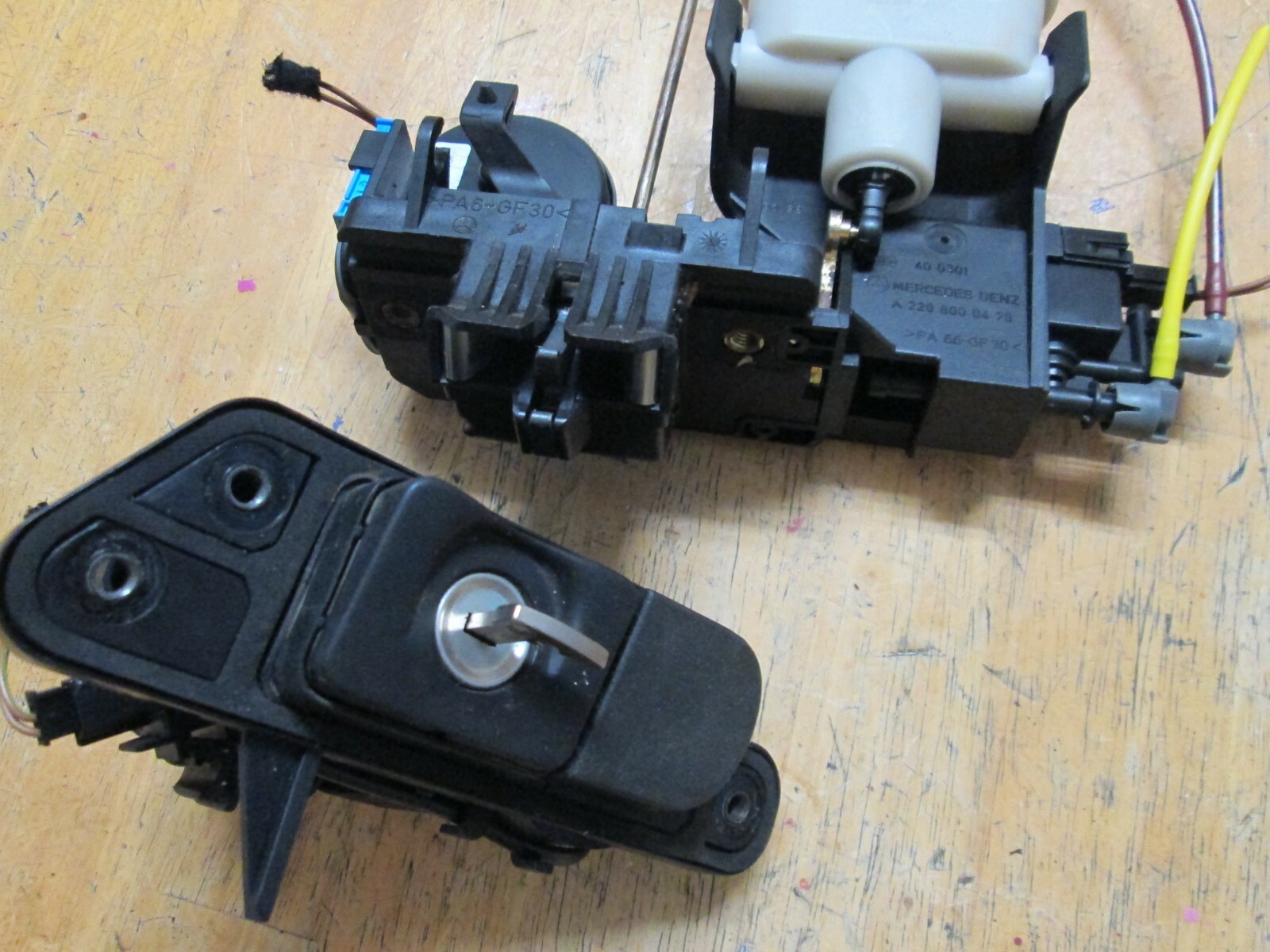 00-02 Mercedes Benz W220 S430 S500 Rear Trunk Lid Lock Latch Actuator W ...