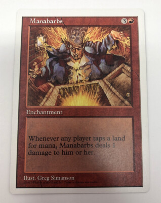 Magic The Gathering 1997 Manabarbs MTG Card | eBay