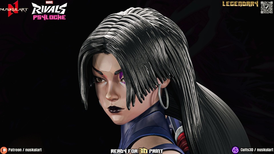Psylocke - Marvel Rivals - Model Kit Unpainted 3d Print GK Statue | eBay