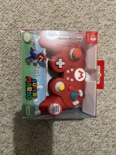 Nintendo Fight Pad Pro Wired Controller For Switch Mario Edition- New ...