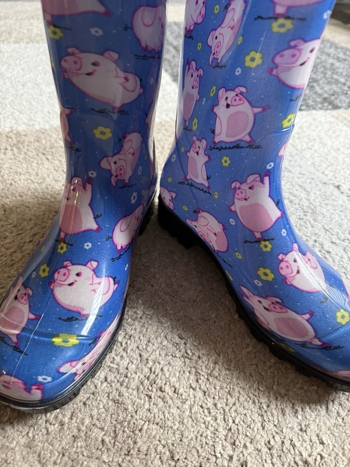 Hisea Womens rain boots - Cute Pigs | eBay