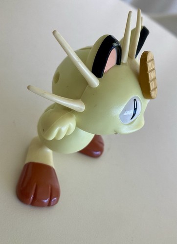 Vintage Pokemon Meowth - Tomy Toy Nintendo 1998 - Talking Figure Works ...