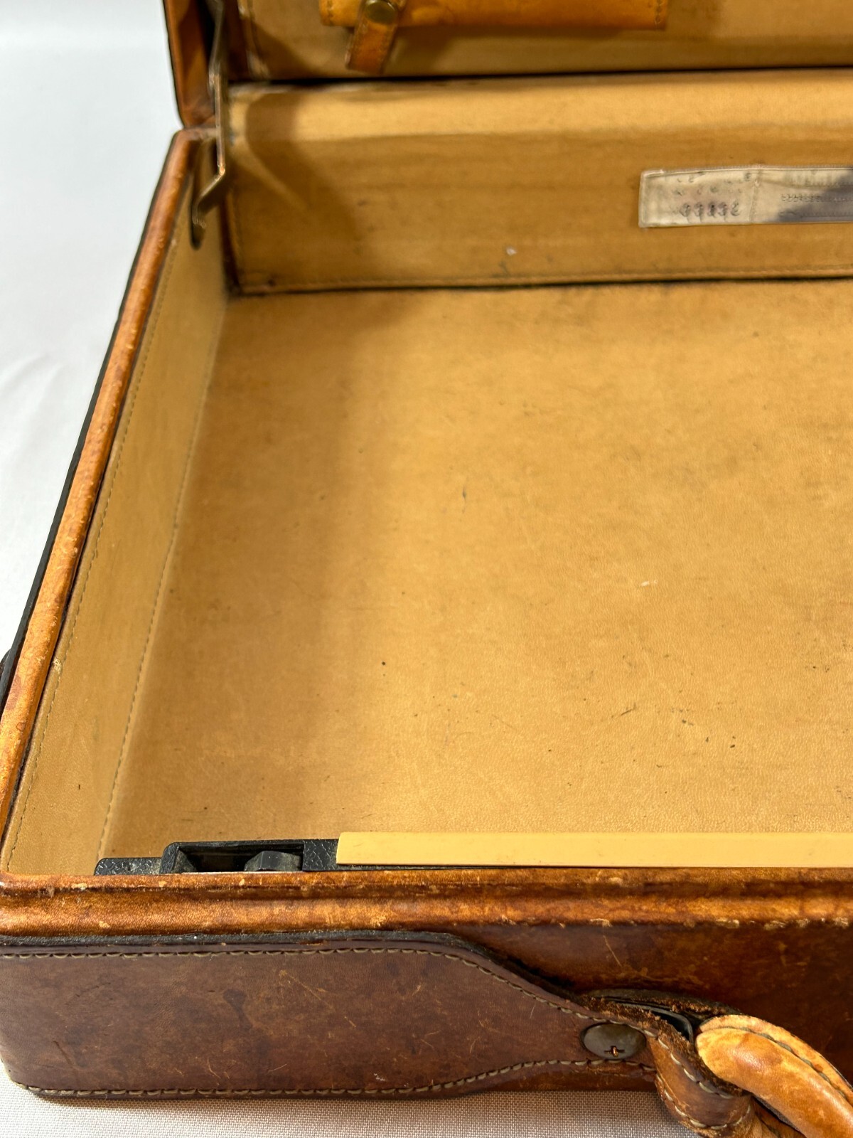 Hartmann Luggage Briefcase - Leather Hard Sided Case - 1980s - Brown | eBay