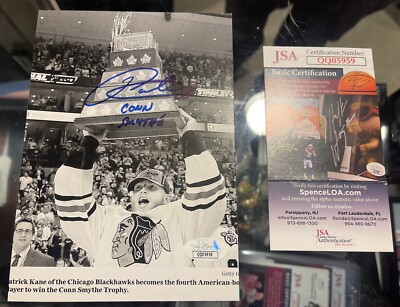 Patrick Kane Autograph Signed 5x7 Photo with Inscription JSA COA ...