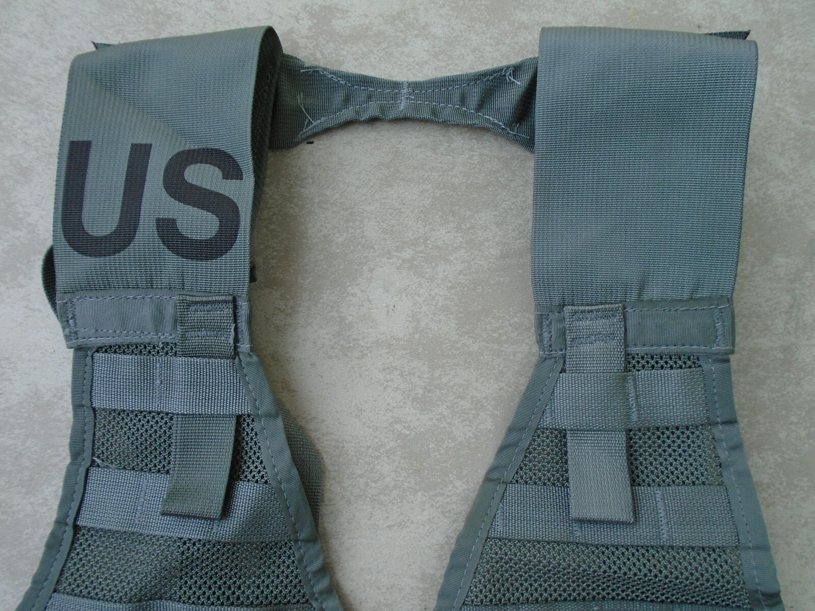 USGI Molle II ACU Fighting Load Carrier FLC Vest Harness w/ 7 Pouches ...