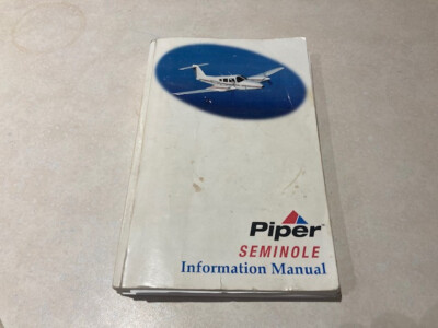 Piper PA44-180 Seminole TWIN Engine Aircraft POH | eBay