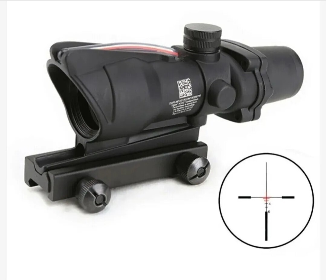 Trijicon Acog Clone 4x32 Scope Reticle Sight Cross Red/Green With ...