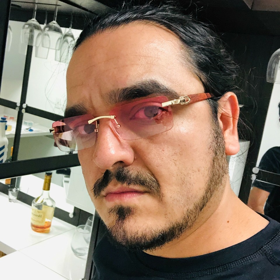 Mens CLASSY Style Wood Buffs Vintage Square Style Clear Marble Lens Eye ...