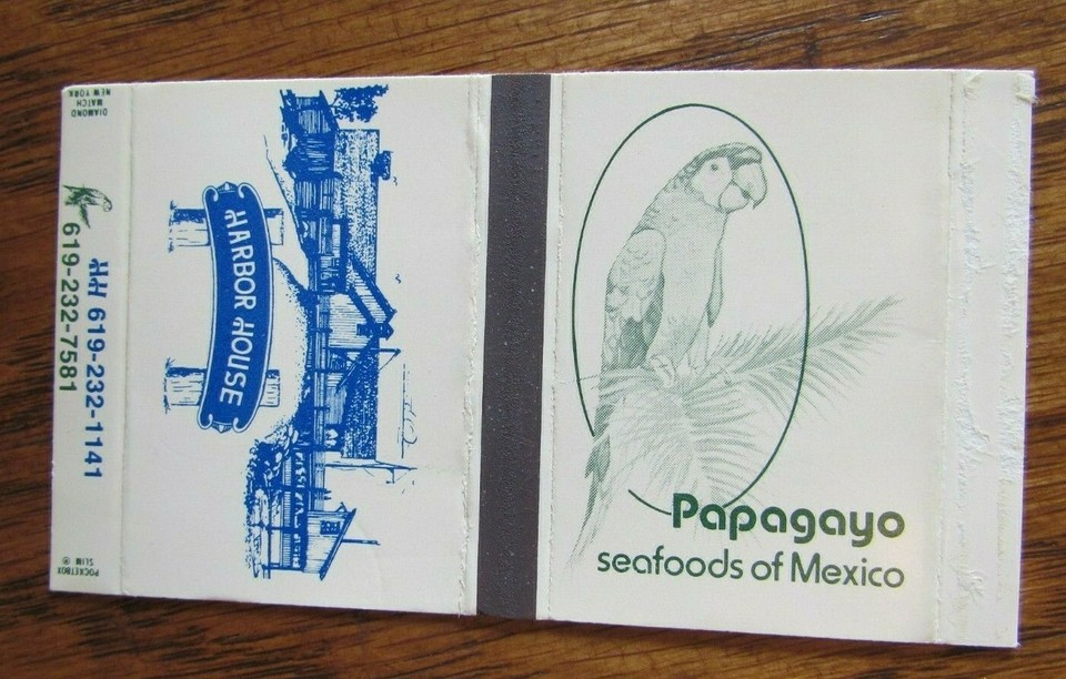 BIRD - PARROT: PAPAGAYO MEXICAN FOOD (SAN DIEGO, CALIFORNIA) -G1 | eBay