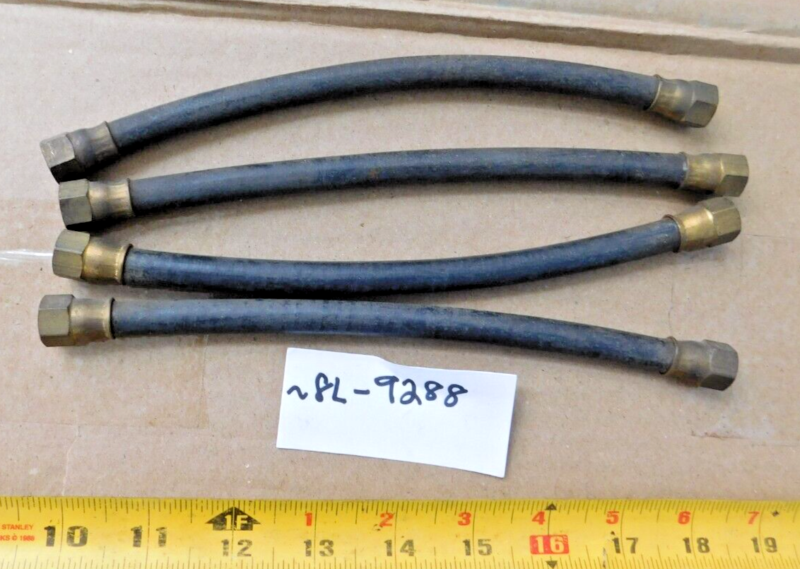 4 NEW FUEL PUMP TO FUEL LINE HOSES FOR 1949-51 LINCOLN CARS 1950 1951 ...