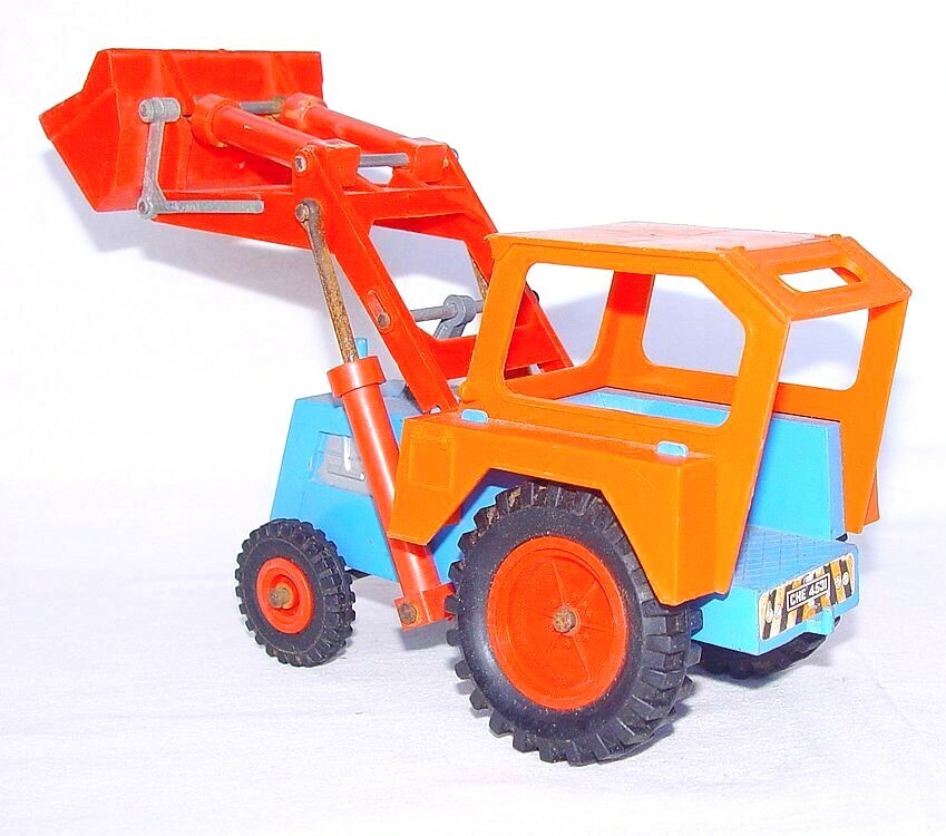 TRIANG Tri-ang England 1:25 FARM & ROAD SITE SHOVEL DIGGER TRACTOR NM ...